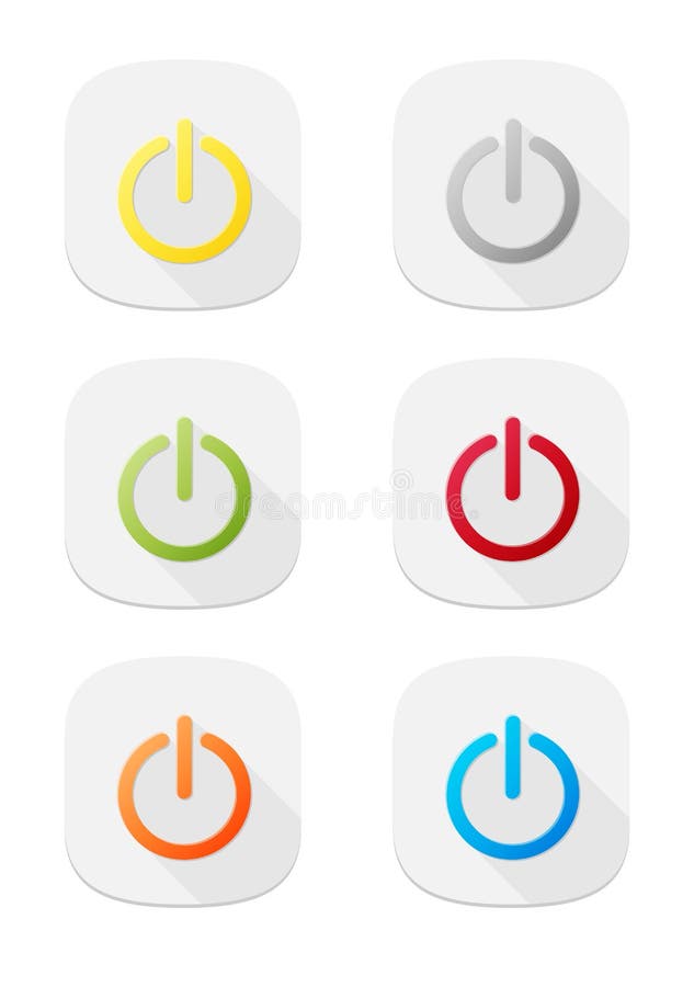 El icono del interruptor ilustración del vector. Ilustración de ...