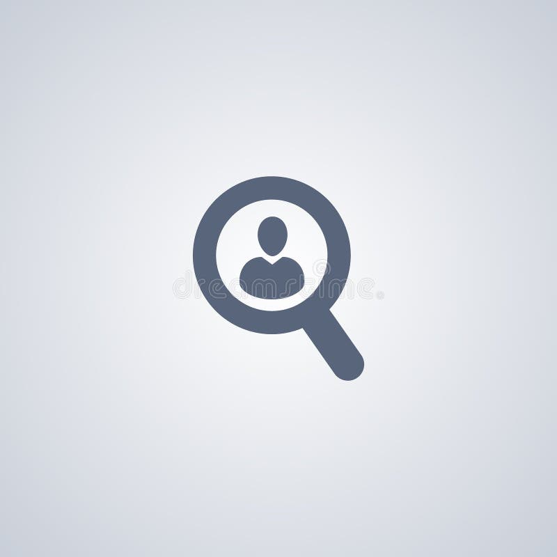 El Icono Del Vector Del Reclutamiento, Gente Del Hallazgo Vector El ...