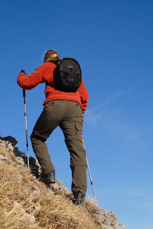 El ir de excursión foto de archivo. Imagen de extremo - 2208126