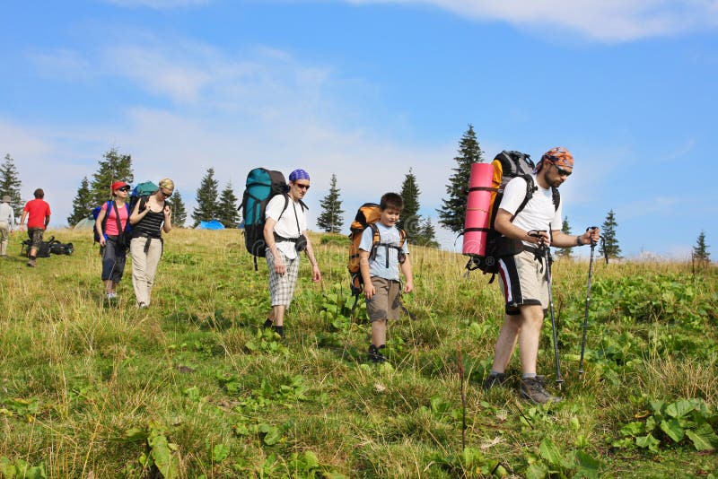 El ir de excursión imagen de archivo. Imagen de paisaje - 6463995