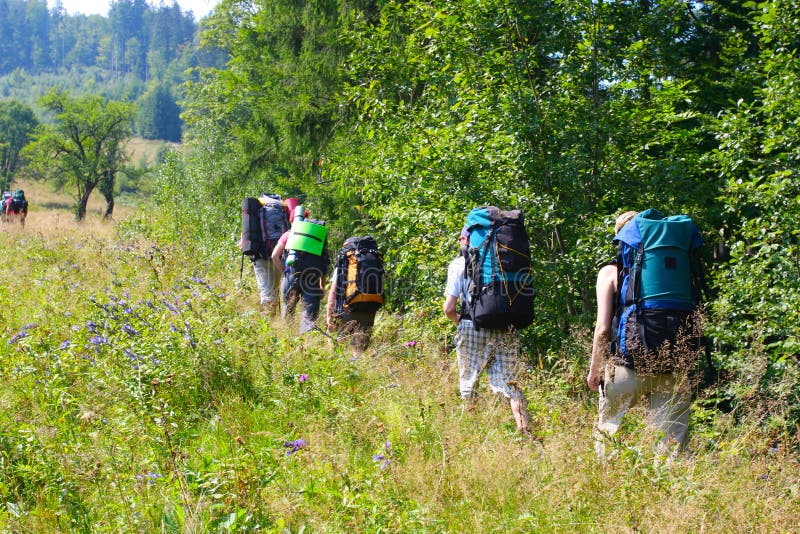 El ir de excursión imagen de archivo. Imagen de actividad - 8648743