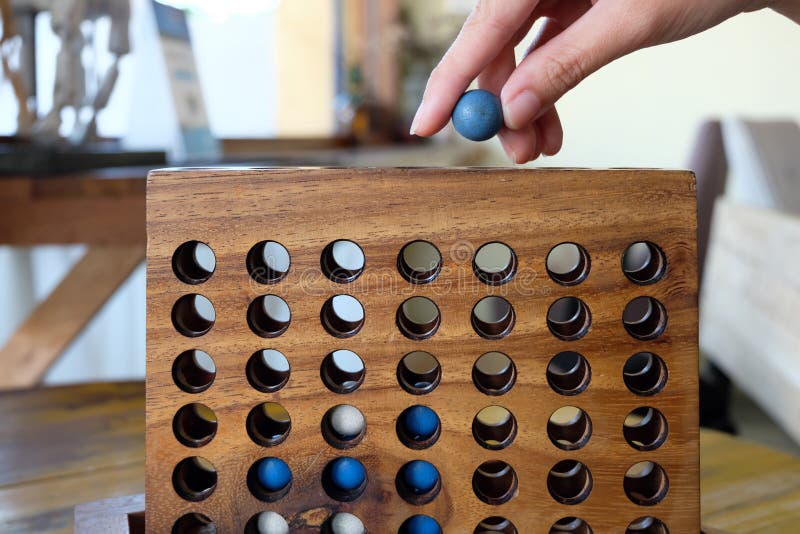 El Jugar Conecta El Juego Cuatro Foto de archivo - Imagen de juego ...