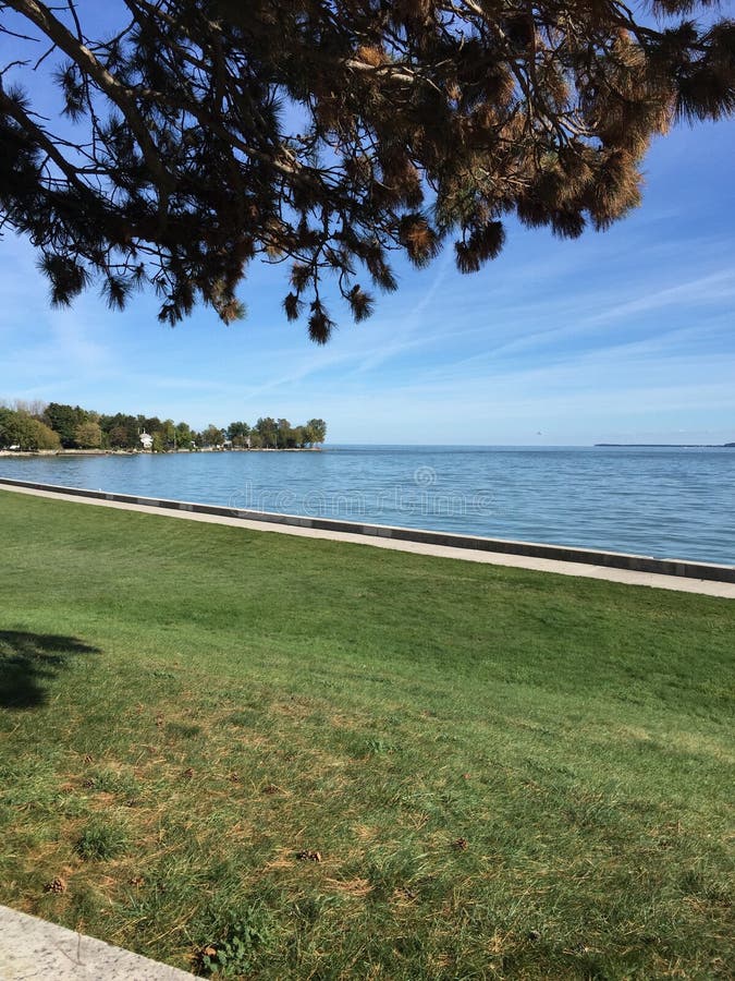 El lago Erie imagen de archivo. Imagen de lago, ohio - 63072501