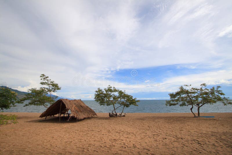El Lago Malawi (lago Nyasa) Imagen de archivo - Imagen de aldea ...