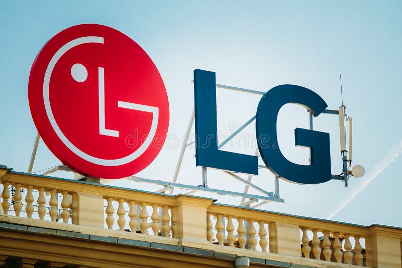 El Logotipo De LG Es Una Multinacional Surcoreana Foto de archivo ...