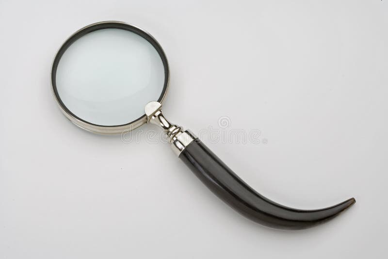 El magnificar imagen de archivo. Imagen de macro, cristal - 5249323