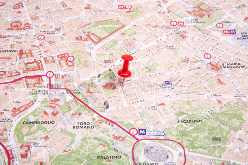 El mapa de Roma foto de archivo. Imagen de realista, planeta - 85528890