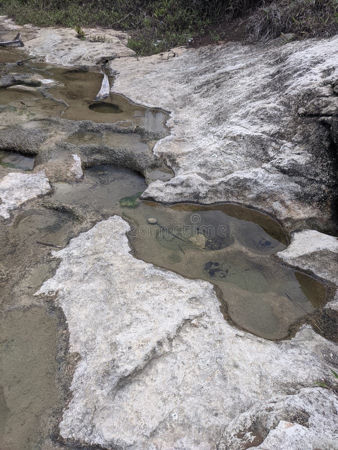 El Mar Del Sur De La Isla De Java Indonesia Que Se Extiende Imagen de ...