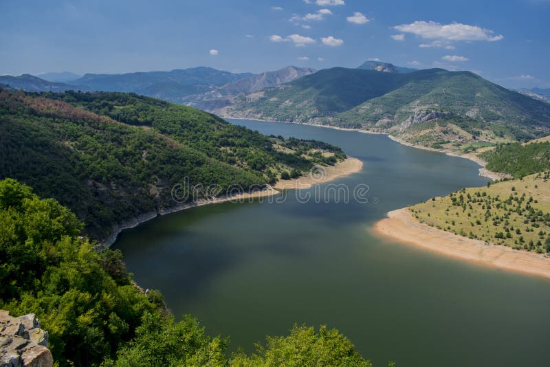 El meandro del río de Arda imagen de archivo. Imagen de presa - 100913401
