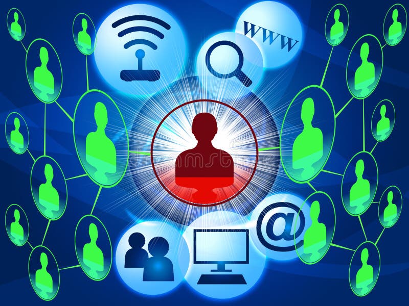 El Medio Social Significa El World Wide Web Y YouTube Stock de ...