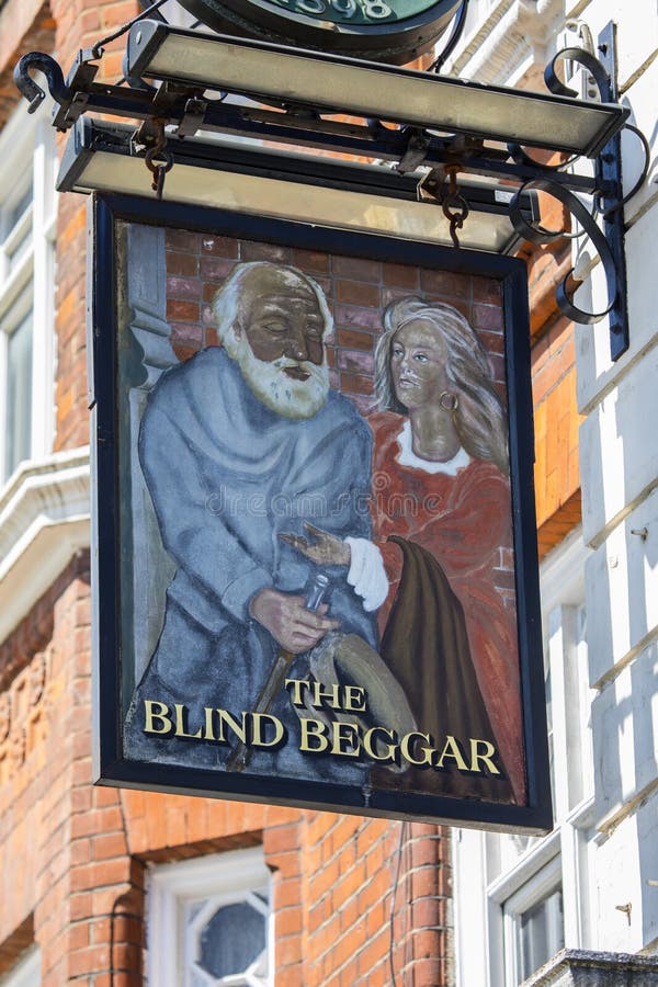 El Mendigo Ciego Pub En Londres Fotografía editorial - Imagen de inglés ...