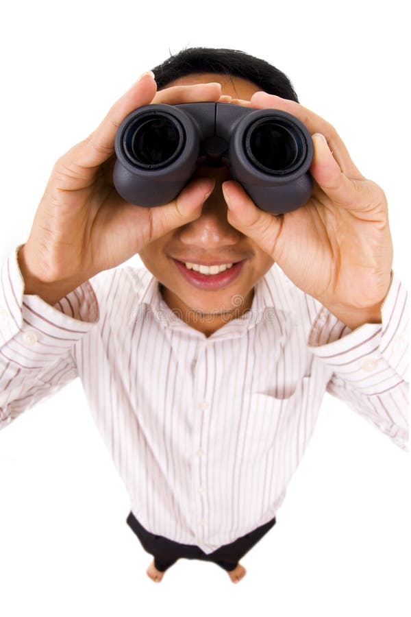 El mirar a escondidas foto de archivo. Imagen de tenencia - 8476804