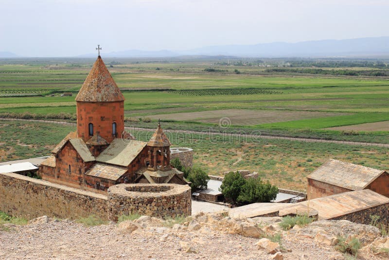 El Monasterio De Khor Virap Imagen de archivo - Imagen de monasterio ...