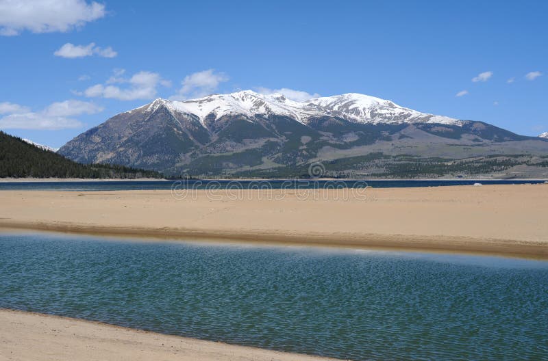 El Monte Elbert imagen de archivo. Imagen de azul, nieve - 53729007