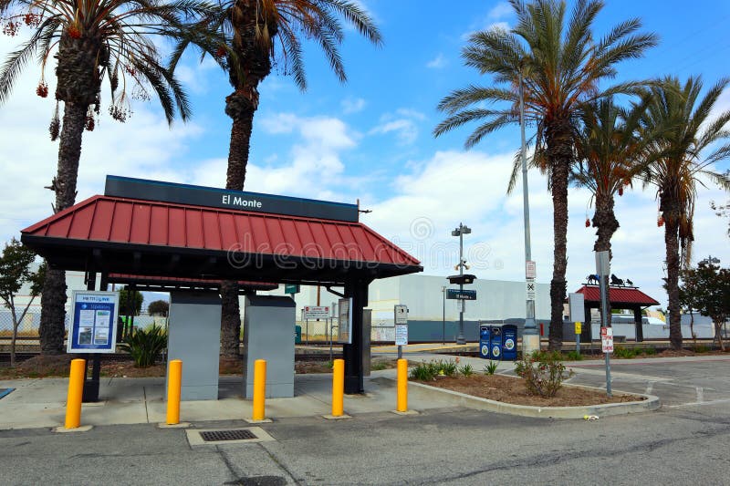 El Monte (LA County), California: El Monte Metrolik Train Station ...