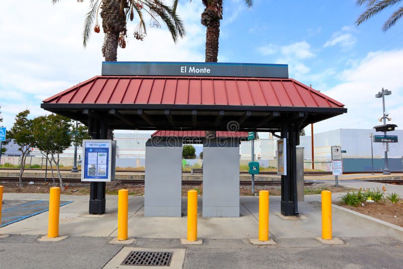 El Monte (LA County), California: El Monte Metrolik Train Station ...