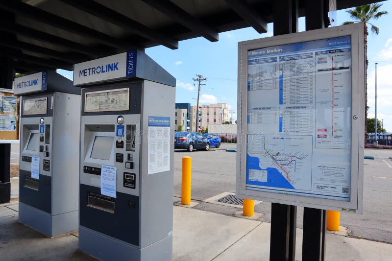 El Monte (LA County), California: El Monte Metrolik Train Station ...