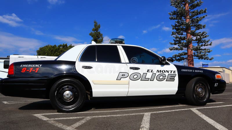El Monte (LA County), California: El Monte Police Car Editorial Stock ...
