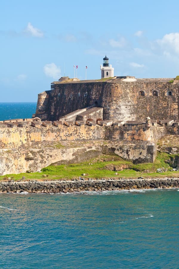 El Morro Castle, San Juan, Puerto Rico Stock Image - Image of ...