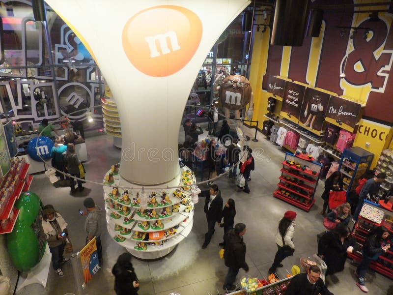 El Mundo De M&M En Nueva York Foto de archivo editorial - Imagen de ...