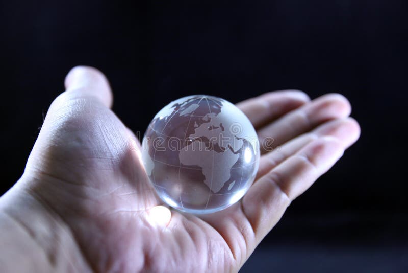 El Mundo Entero En Mis Manos Imagen de archivo - Imagen de tierra ...