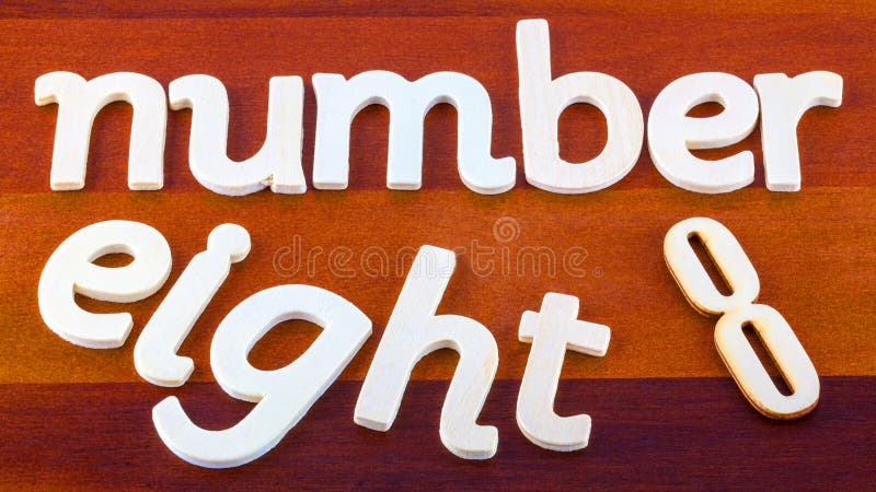 El número ocho foto de archivo. Imagen de numérico, cartas - 67286760
