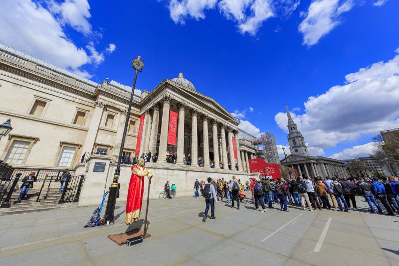 El National Gallery imagen editorial. Imagen de azul - 73021000