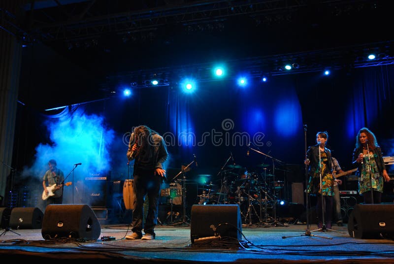 El Negro in Concert editorial stock image. Image of gods - 16044744