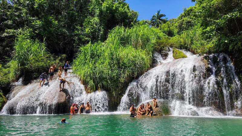 El Nicho Waterfalls on Cuba Editorial Photo - Image of landscapes ...