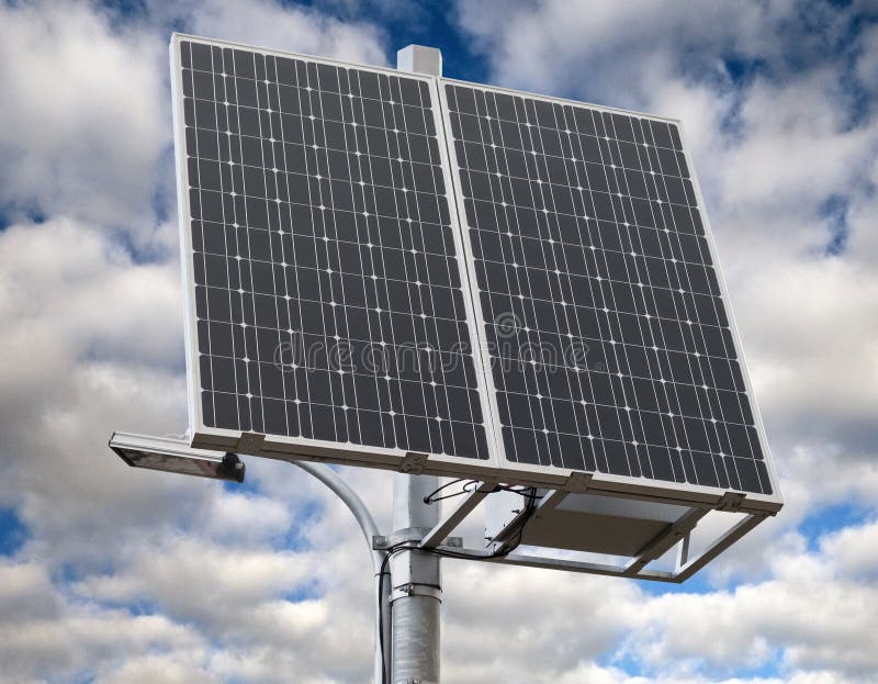 El Nuevo Panel Solar Sobre Blanco Imagen de archivo - Imagen de global ...