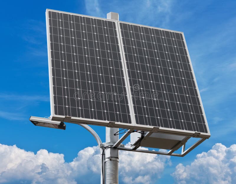 El Nuevo Panel Solar Sobre Blanco Imagen de archivo - Imagen de privado ...
