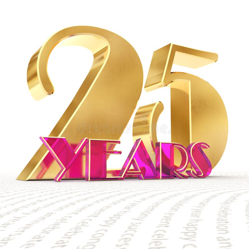 El Número De Oro Veinticinco Numera 25 Y La Palabra Stock de ... El Número De Oro Veinticinco Numera 25 Y La Palabra Stock de ...