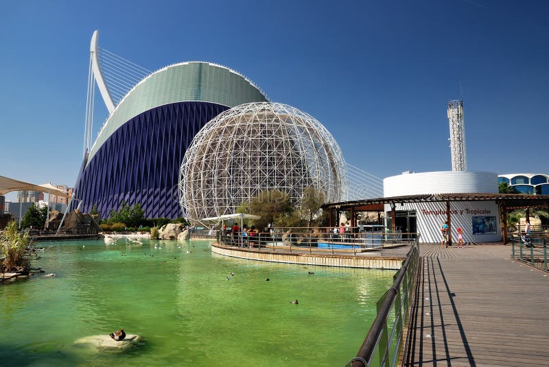 El Oceanografic En Valencia Foto de archivo editorial - Imagen de ...