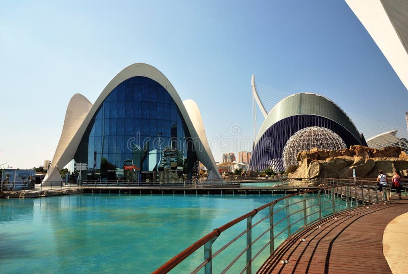 El Oceanografic En Valencia Imagen editorial - Imagen de océano ...