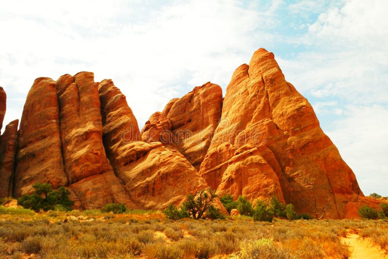 El Paisaje Arquea El Parque Nacional Imagen de archivo - Imagen de ...