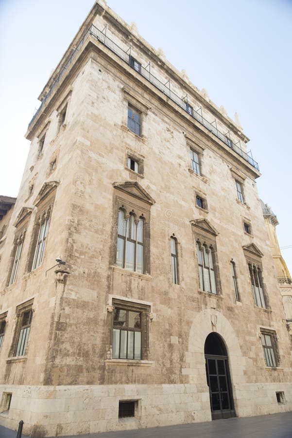 Palais Du Generalitat Valenciana Photo stock - Image du autonome ...