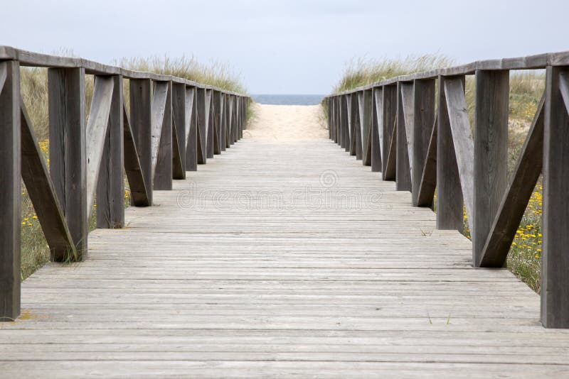 El Palmar Beach, Cadiz, Andalusia Stock Image - Image of footpath ...