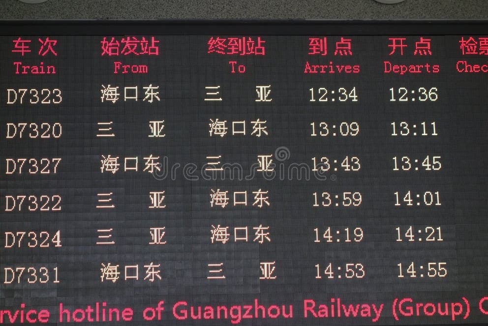 El Panel De Información Del Tren Imagen editorial - Imagen de ciudad ...