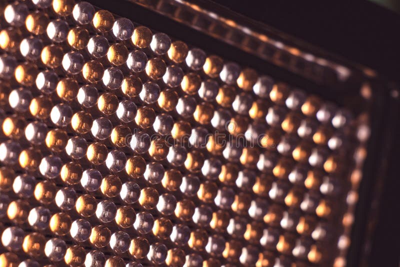 El Panel Del LED Con Los Diodos Ligeros Foto de archivo - Imagen de ...