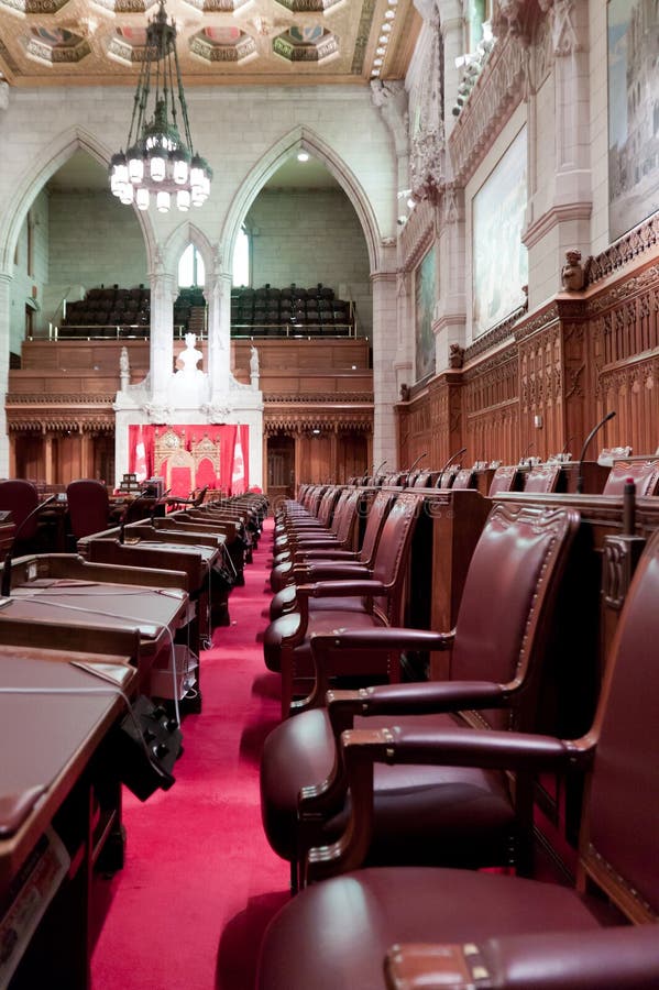 El Parlamento Canadiense: El Senado Imagen de archivo - Imagen de ...
