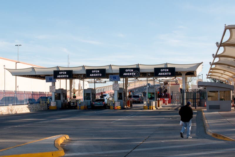 Stanton Street Bridge Crossing El Paso, Texas Editorial Stock Photo ...