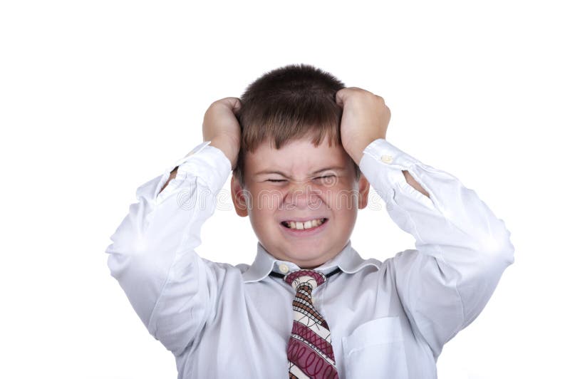 Muchacho descontento foto de archivo. Imagen de muchacho - 12146364