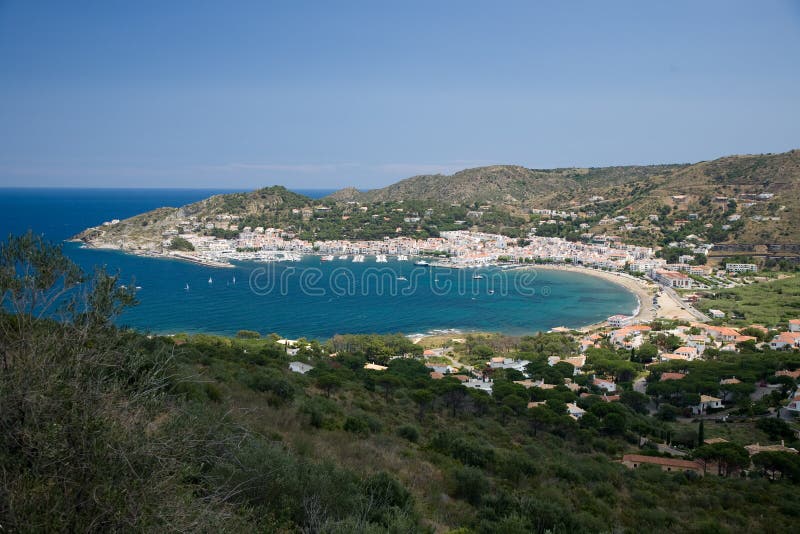 El Port de la Selva stock photo. Image of harbor, green - 12458214