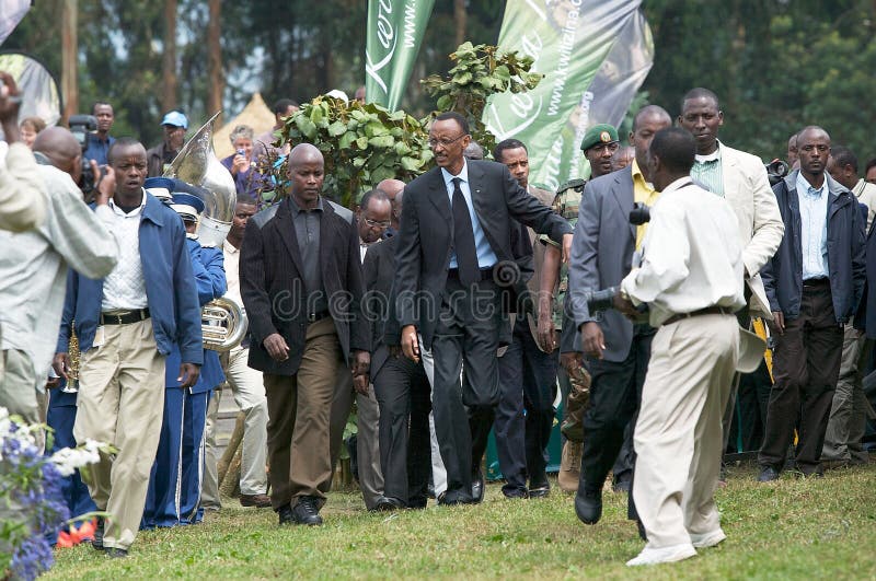 El Presidente De Ruanda, Paul Kagame Foto de archivo editorial - Imagen ...