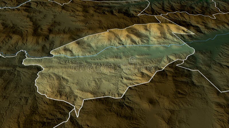 El Progreso, Guatemala - Highlighted. Physical Stock Illustration ...