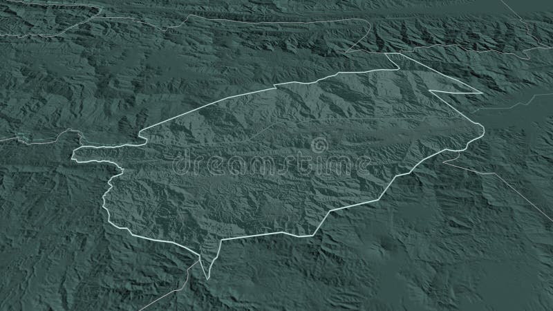 El Progreso, Guatemala - Outlined. Administrative Stock Illustration ...