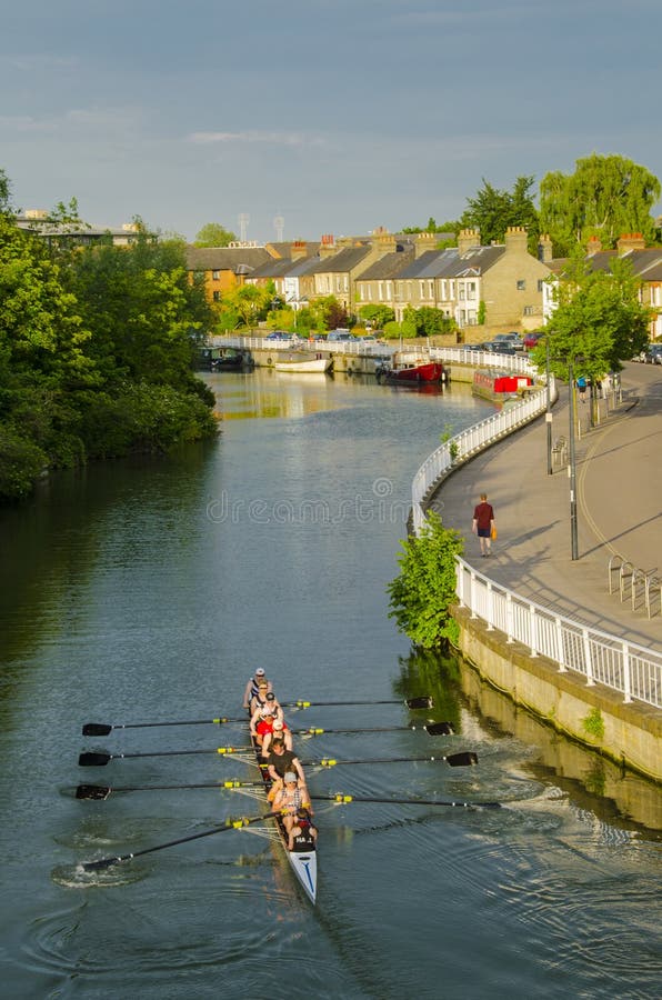 El Remar En El Río En Rotterdam Imagen editorial - Imagen de actividad ...