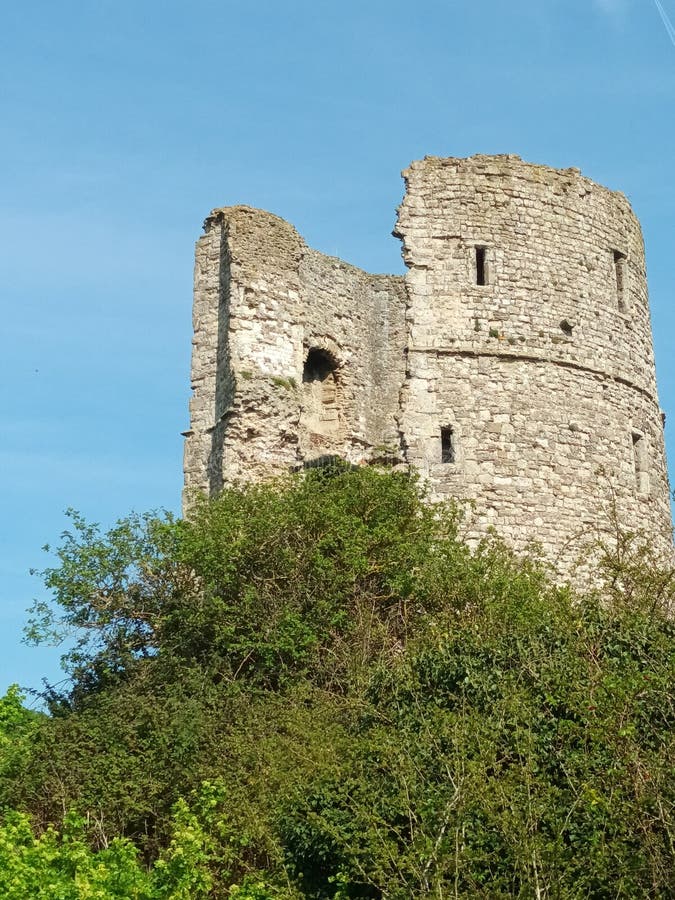 El Rey Edward 3 Ruinas De Castillo De Hadleigh Imagen de archivo ...