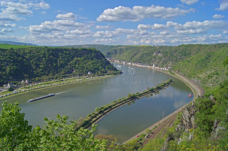 Valle del Rin, Alemania foto de archivo. Imagen de alemania - 28763826