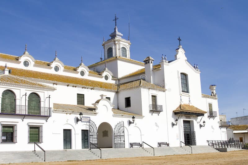 El Rocio, Spain stock image. Image of square, monument - 28769683